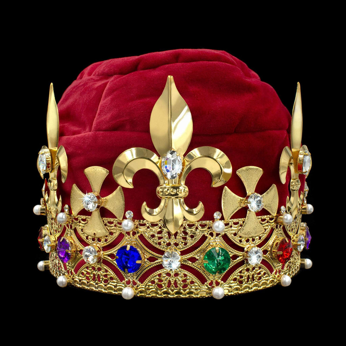 King's Crown #17404MG-RED Multi Gold
